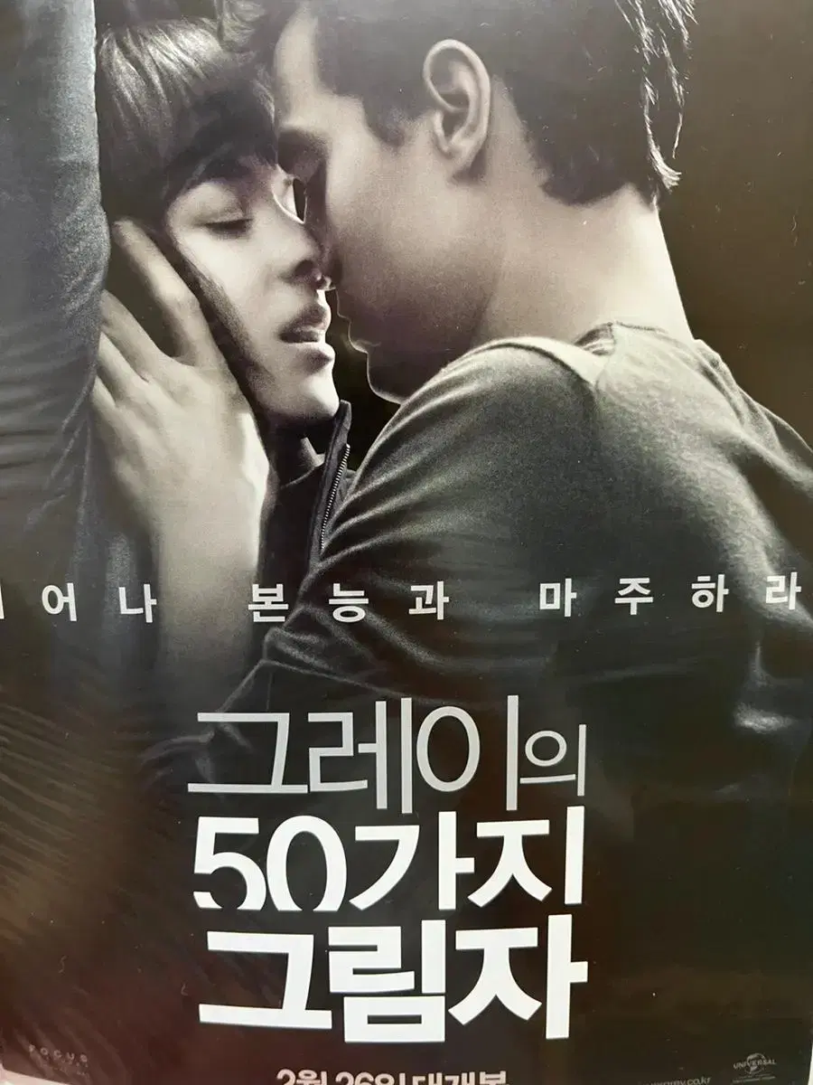 그레이의 50가지 그림자 영화 포스터